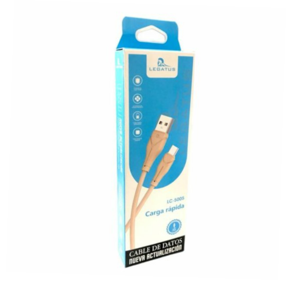 CABLE DE DATOS MICRO USB 5A LEGATUS LC-5005 - OKEY