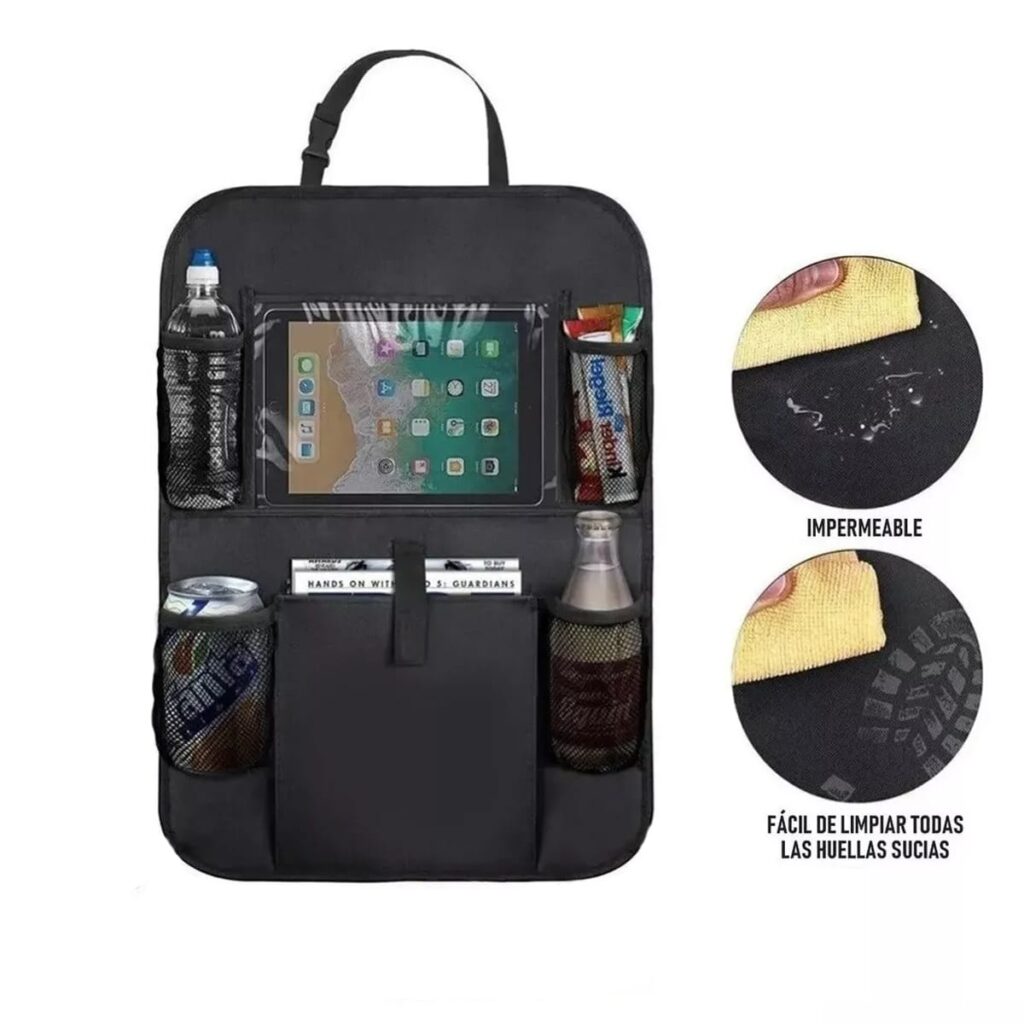 ORGANIZADOR PORTA TABLET DE ASIENTO PARA AUTO H-427 - OKEY